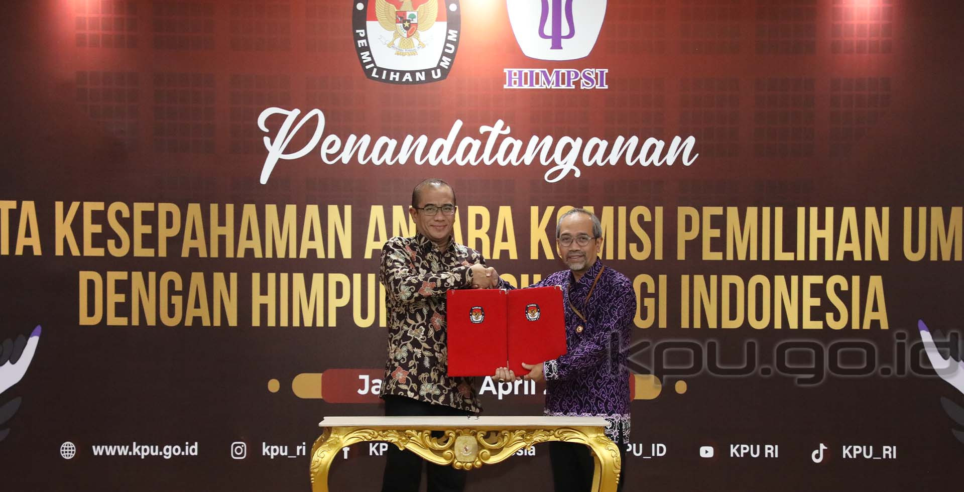 MoU KPU-Himpsi, Dukung Pemeriksaan Rohani - KPU